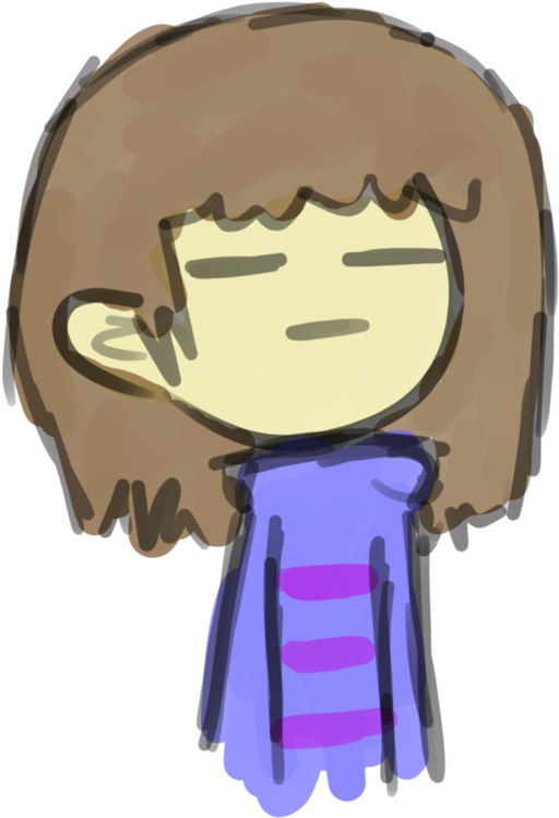 Download Trying To Draw Frisk O - Drawing - Full Size PNG Image - PNGkit