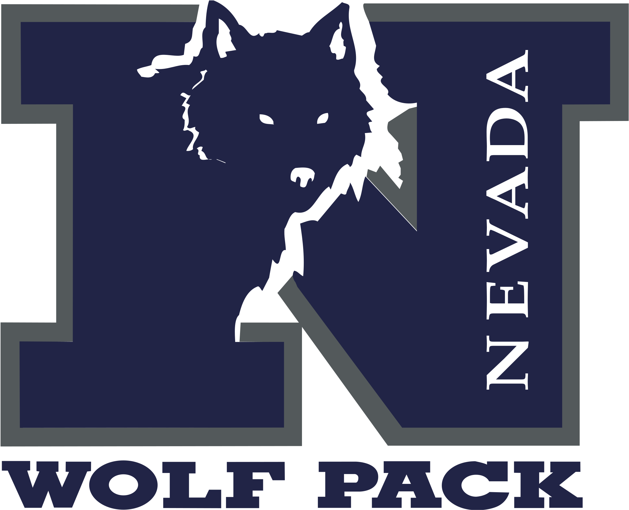 Download Nevada Wolf Pack Logo Png Transparent - Nevada State Sport ...
