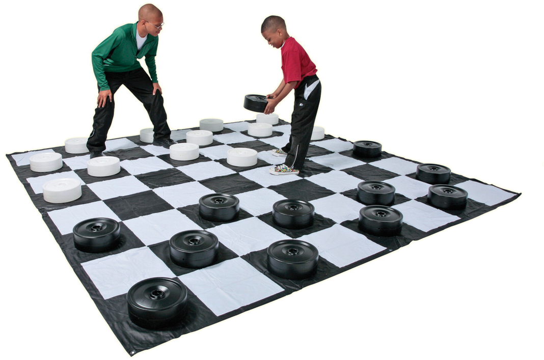 Download Giant Checkers - Dom Giant Vinyl Mat For Chess Or Checkers ...