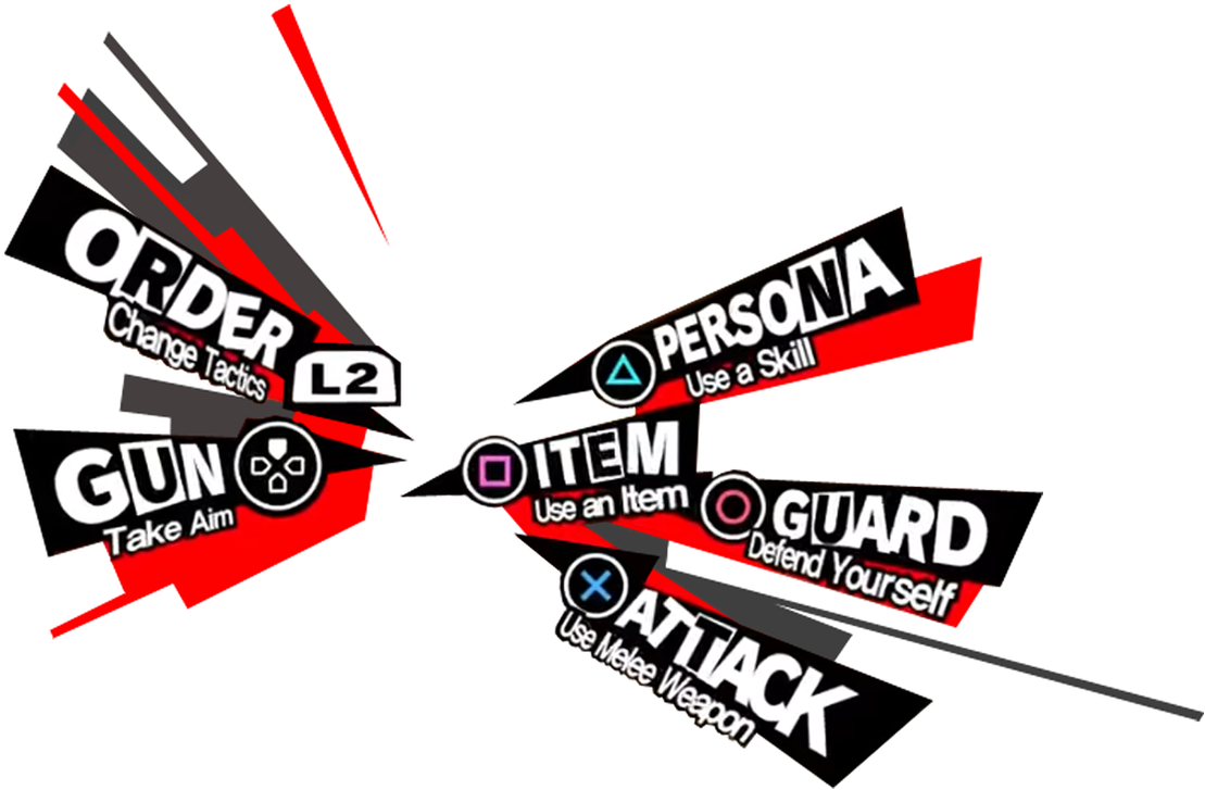 Download Transparent P5battlemenu - P5 Menu - PNGkit