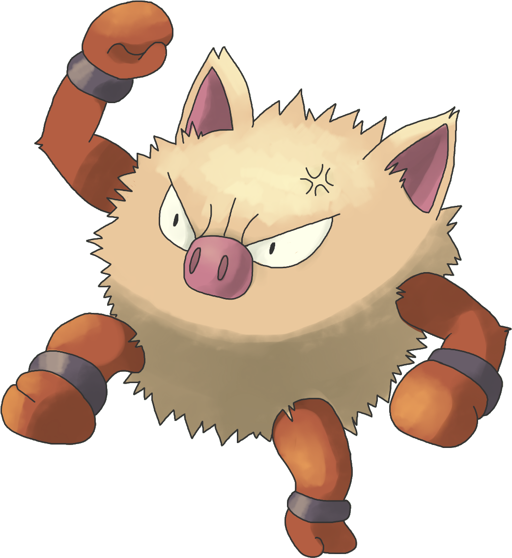 Download 010 Primeape - Primeape Pokemon - Full Size PNG Image - PNGkit