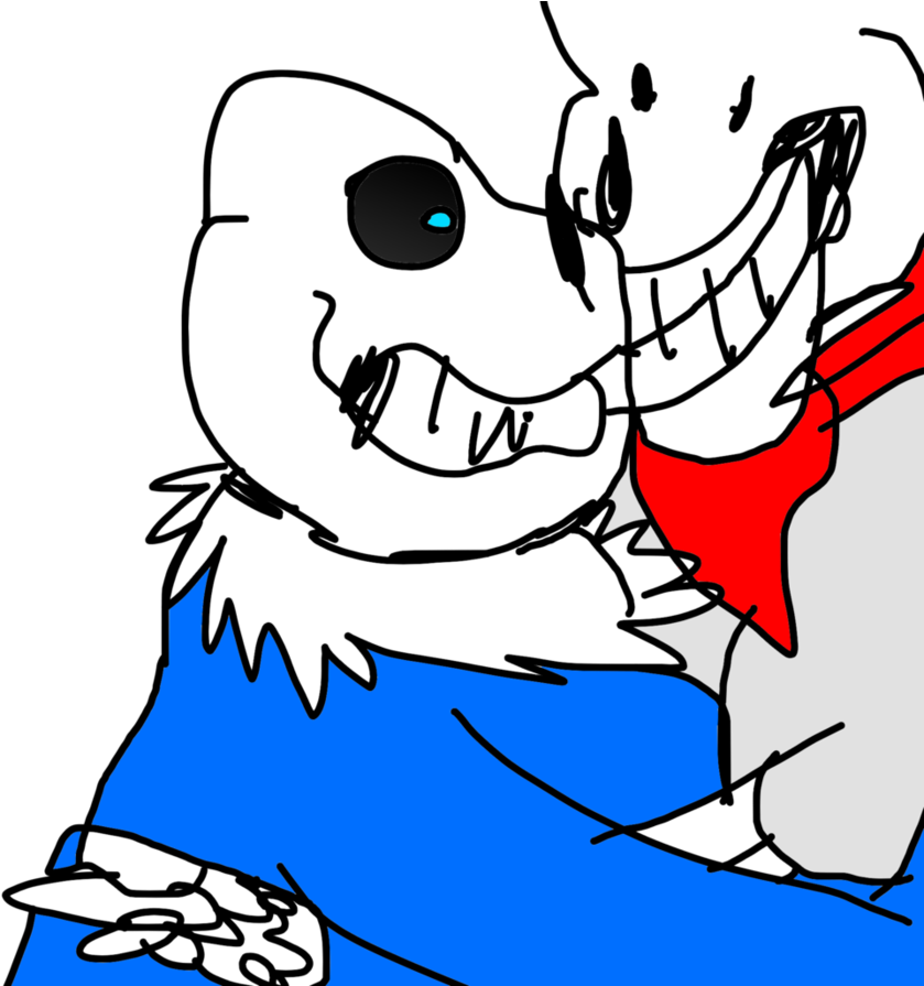 Download Sans X Papyrus By Cringe - Sans And Papyrus Cringe - Full Size ...
