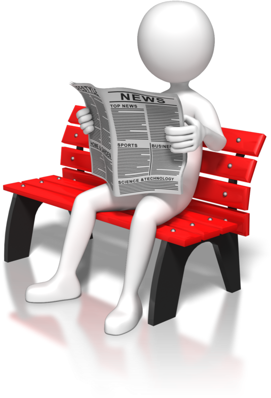 Download Self-directed Ira Newsletter - News Paper Reading Png - Full ...