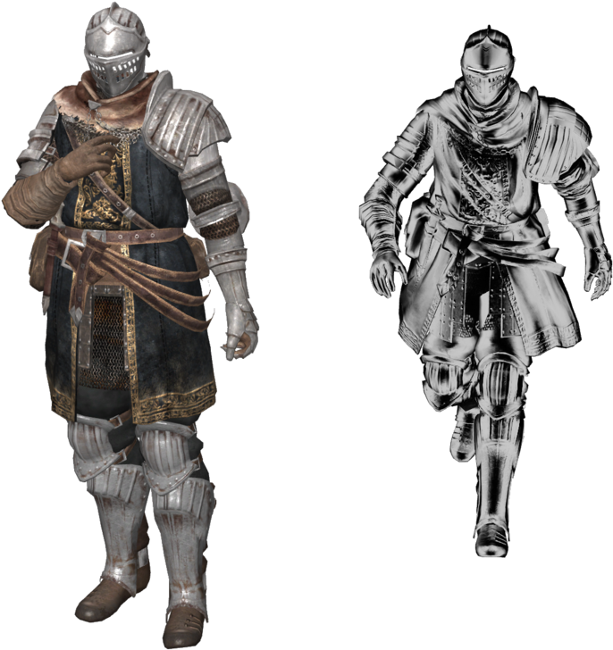 Download Xps Mmd Oscar From Astora - Elite Knight Armor Art - Full Size ...