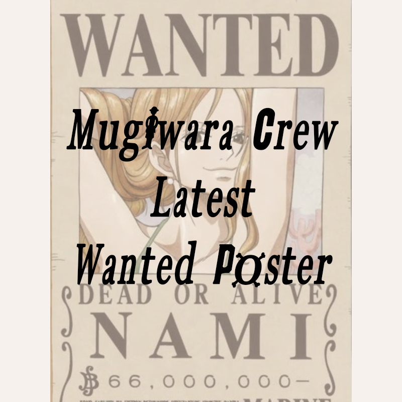 Download All Straw Hat Crew Members Wanted Poster Sticker - One Piece ...