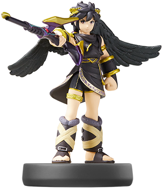 Download Super Smash Bros - Amiibo De Dark Pit - Full Size PNG Image ...