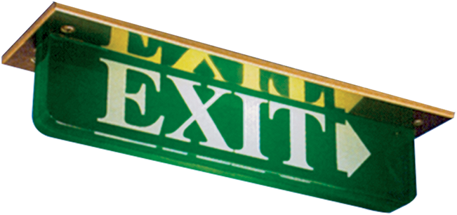Download 0631 Exit-sign - Exit Sign - Full Size PNG Image - PNGkit