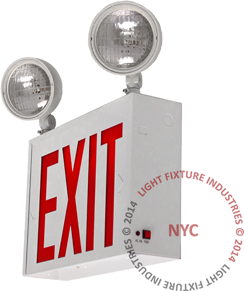 Download Close Exit Sign/emergency Light Combo - Emergency Light Exit ...