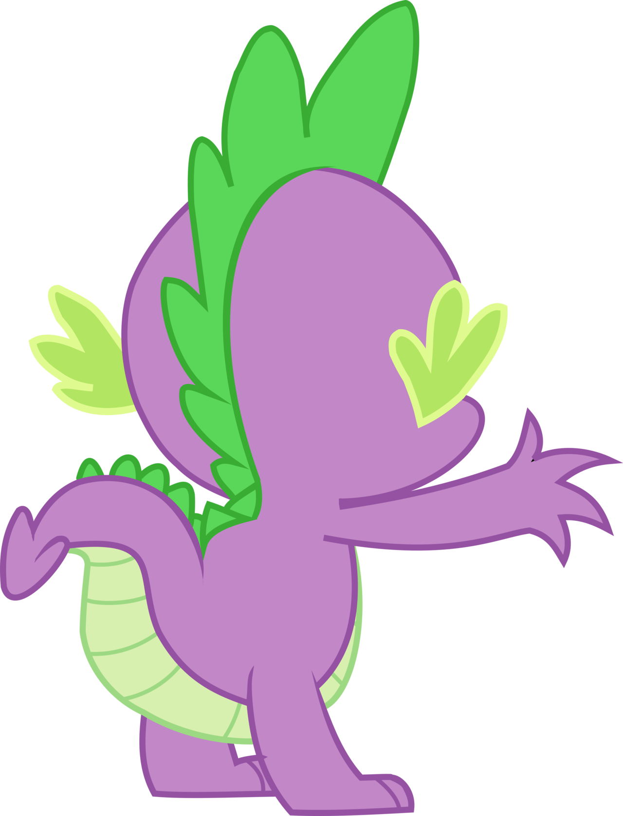 Download Spike Back Version 2 By Twilightpoint - My Little Pony Spike ...