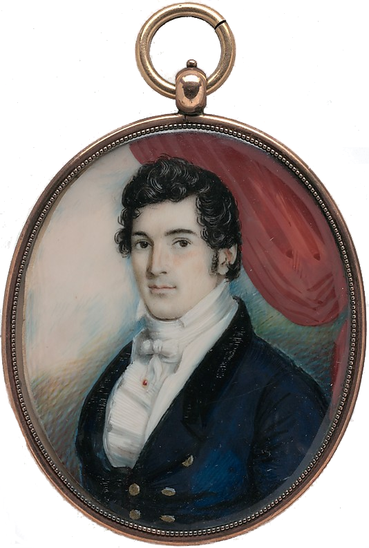 Download Miniature Portrait Of Stephen Thorn By George Augustus ...