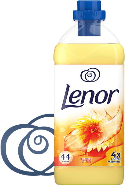Download Lenor Summer Breeze Fabric Conditioner - Full Size PNG Image ...