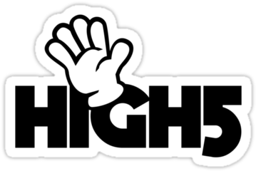 Download Cartoon High Five Clipart - High Five Png - Full Size PNG ...