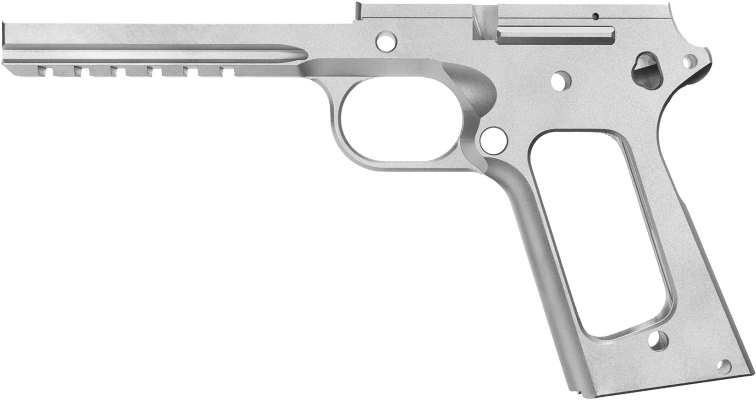 Download 1911 - Bead Blasted Aluminum Gun Frame - Full Size PNG Image ...