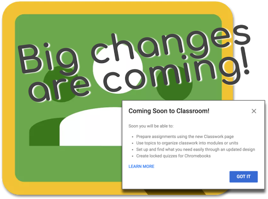 Download Big Changes Are Coming Soon To Google Classroom - Google Classroom - Full Size PNG ...