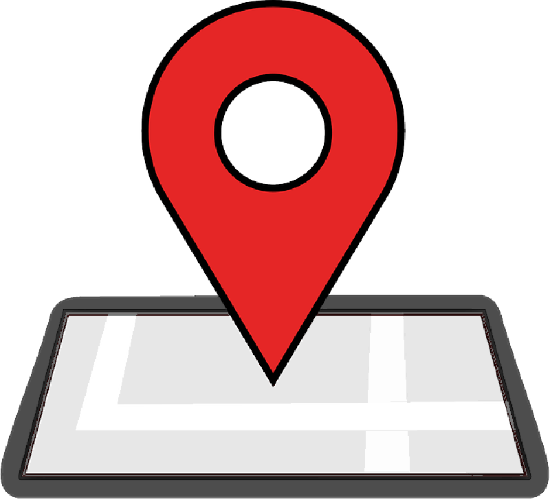 Download Google Map, Red - Clipart Lokasi - Full Size PNG Image - PNGkit