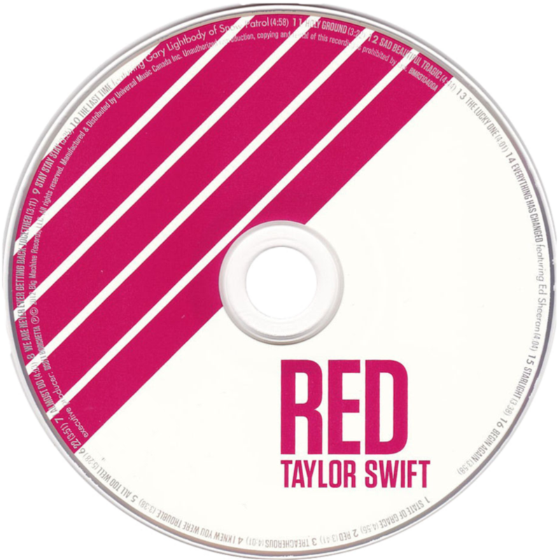 Download Red Cd Png - Taylor Swift Cd Disc - Full Size PNG Image - PNGkit