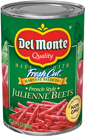 Download Transparent French Style Julienne Beets - Del Monte Fresh Cut ...