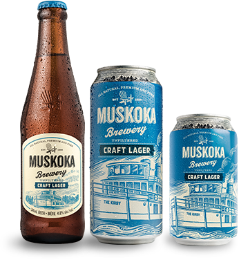 Download The Beers - Muskoka Brewery Craft Lager - Full Size PNG Image ...