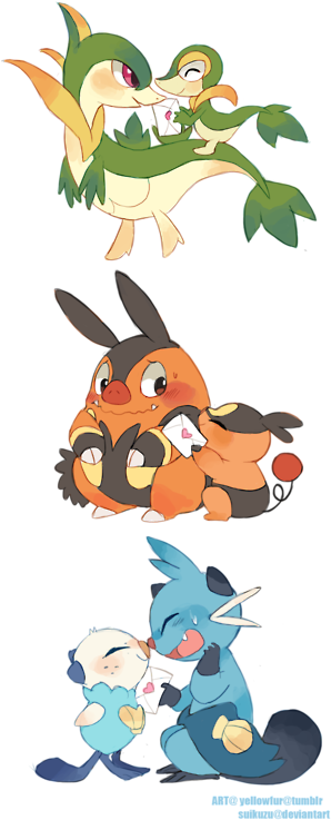 Download Transparent Generation 5 Starter Pokemon - Starter Evo Pokemon ...