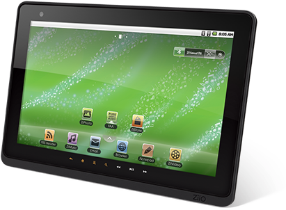 Download Android Tablet Png Tablets Png The 10-inch Ziio Tablet ...