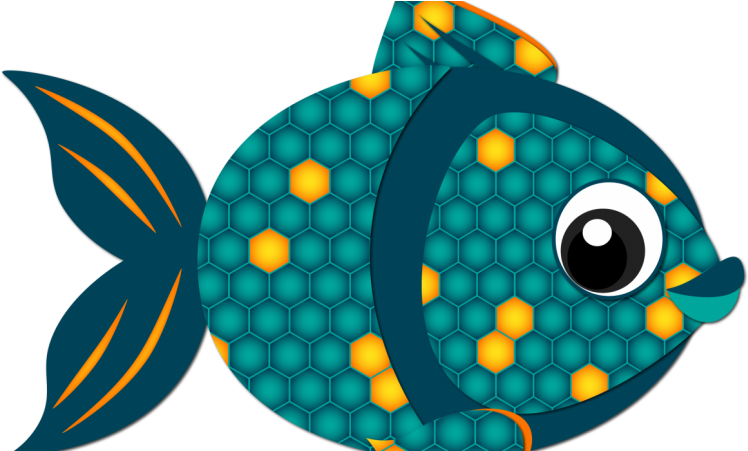 Download Hex Pattern Fish - Full Size PNG Image - PNGkit