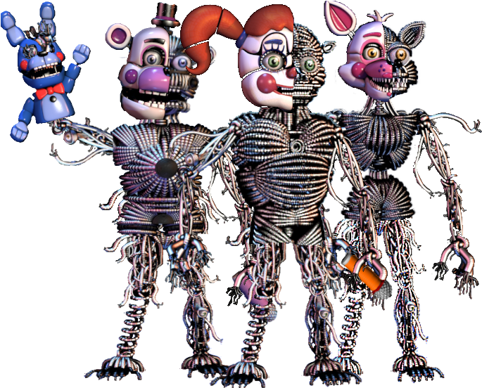 Download Ennard Except - All Versions Of Ennard - Full Size PNG Image ...