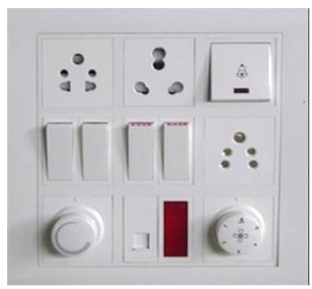 Download Electrical Modular Switch Transparent Png - Switch Board ...