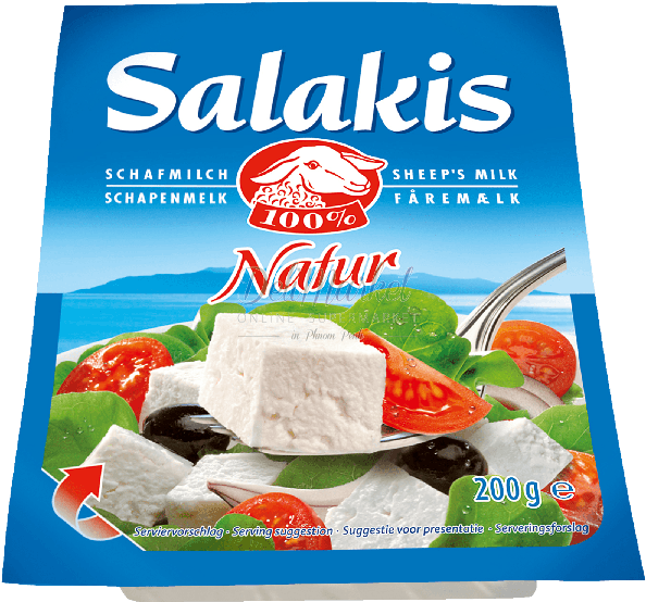 Download Salakis Brine Ripened Sheep's Milk Cheese Slice - Salakis Feta ...