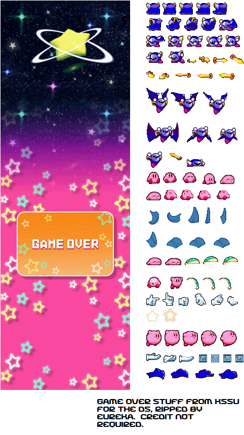 Kirby Super Star Ultra Sprites