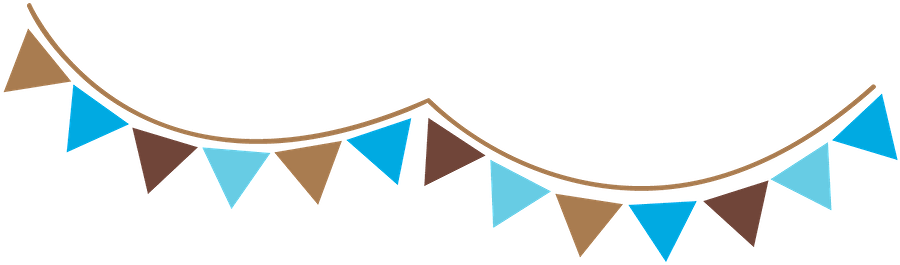 Download Banderin Azul Png - Banderines Azul Y Cafe - Full Size PNG ...