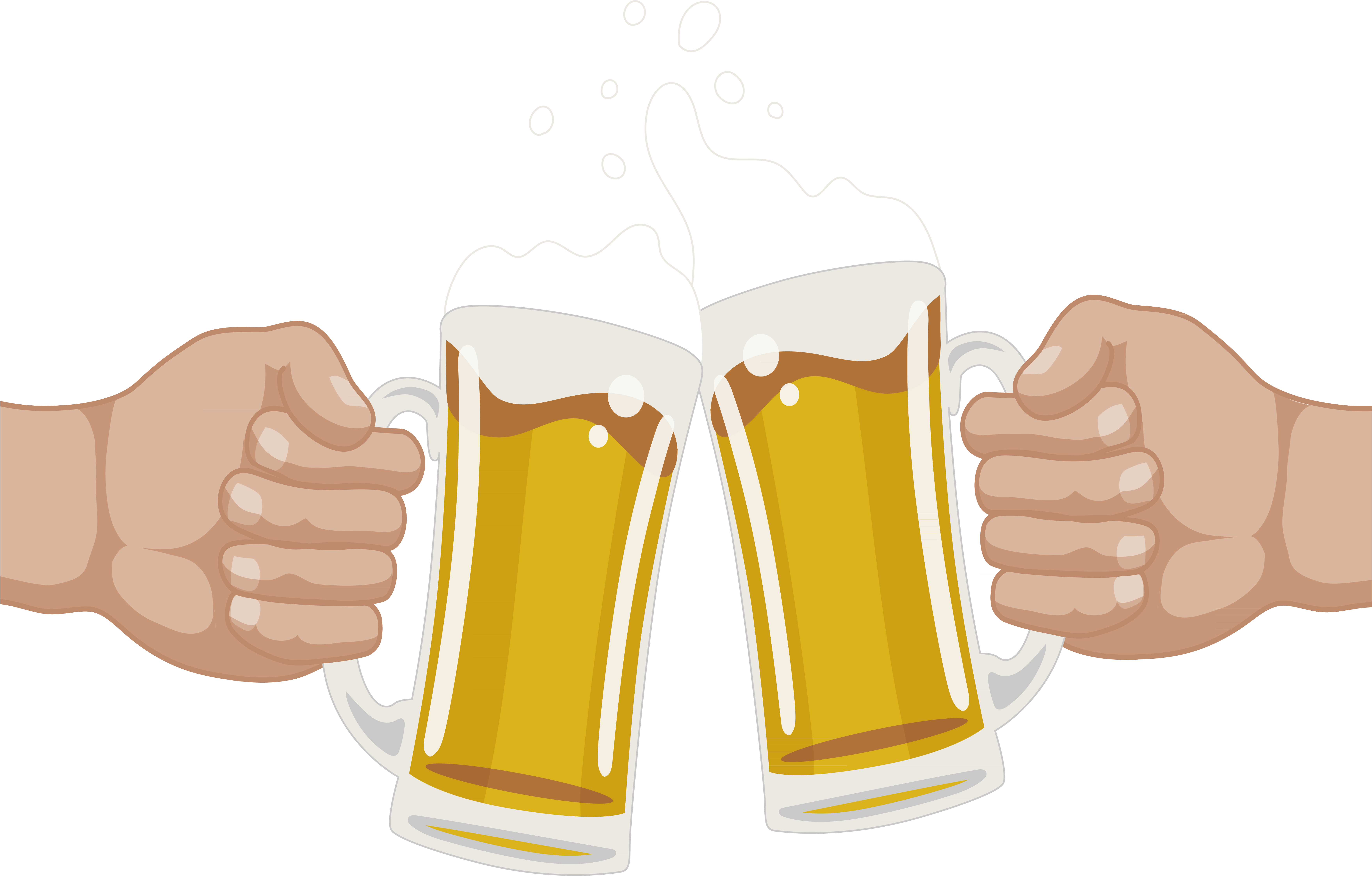 Download Transparent Transparent Beer Toast Png Freeuse Stock - Quadros ...