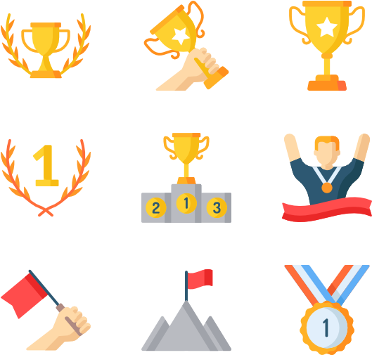 Download Transparent Winning - Trophy Icon - PNGkit
