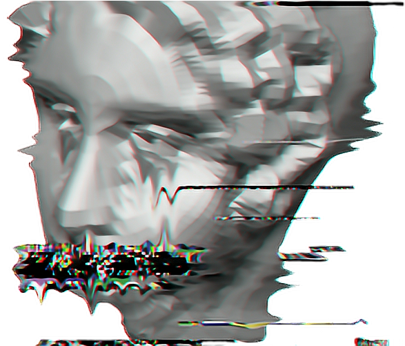 Download Pencilart Sticker - Glitch Stickers - Full Size PNG Image - PNGkit