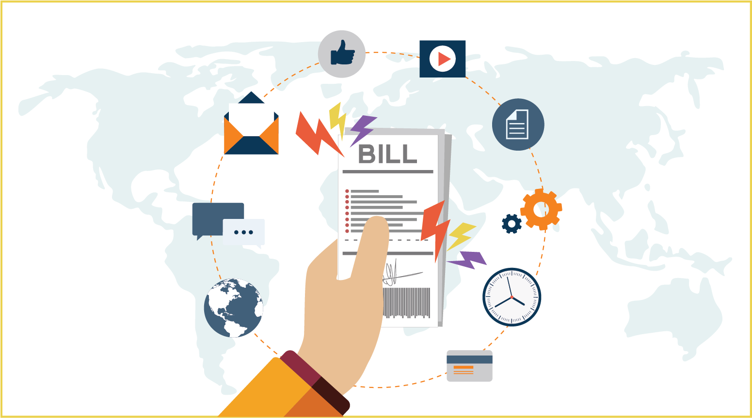 Download Bill Shock Graphic For Full Ppt 01 - Mobile Marketing Logo Png ...