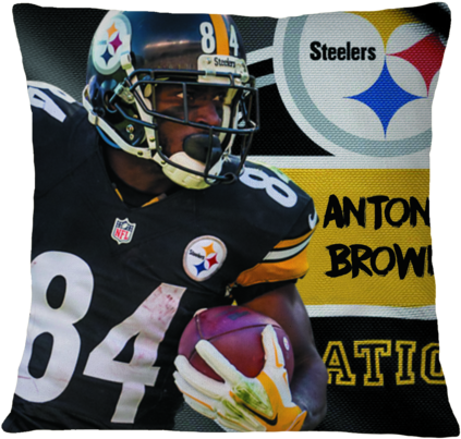 Download Antonio Brown Cool Pillow - Allposters.com Wall Decal: Nfl ...