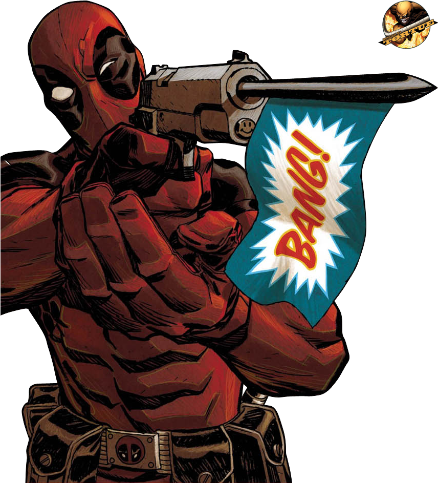 Download Deadpool Bang - Deadpool Marvel Comics - Full Size PNG Image ...