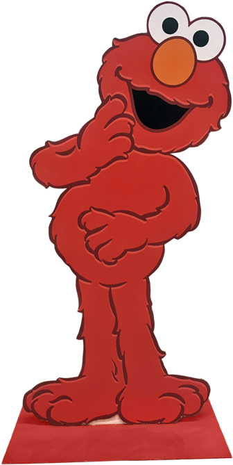 Download Sesame Street - Elmo Standee - Full Size PNG Image - PNGkit