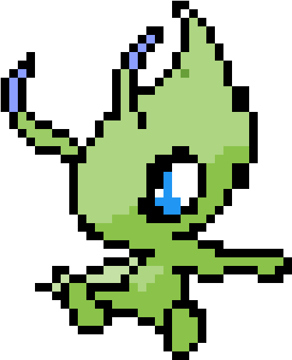 Download Celebi Pixel Art - Pixel Art Celebi - Full Size PNG Image - PNGkit