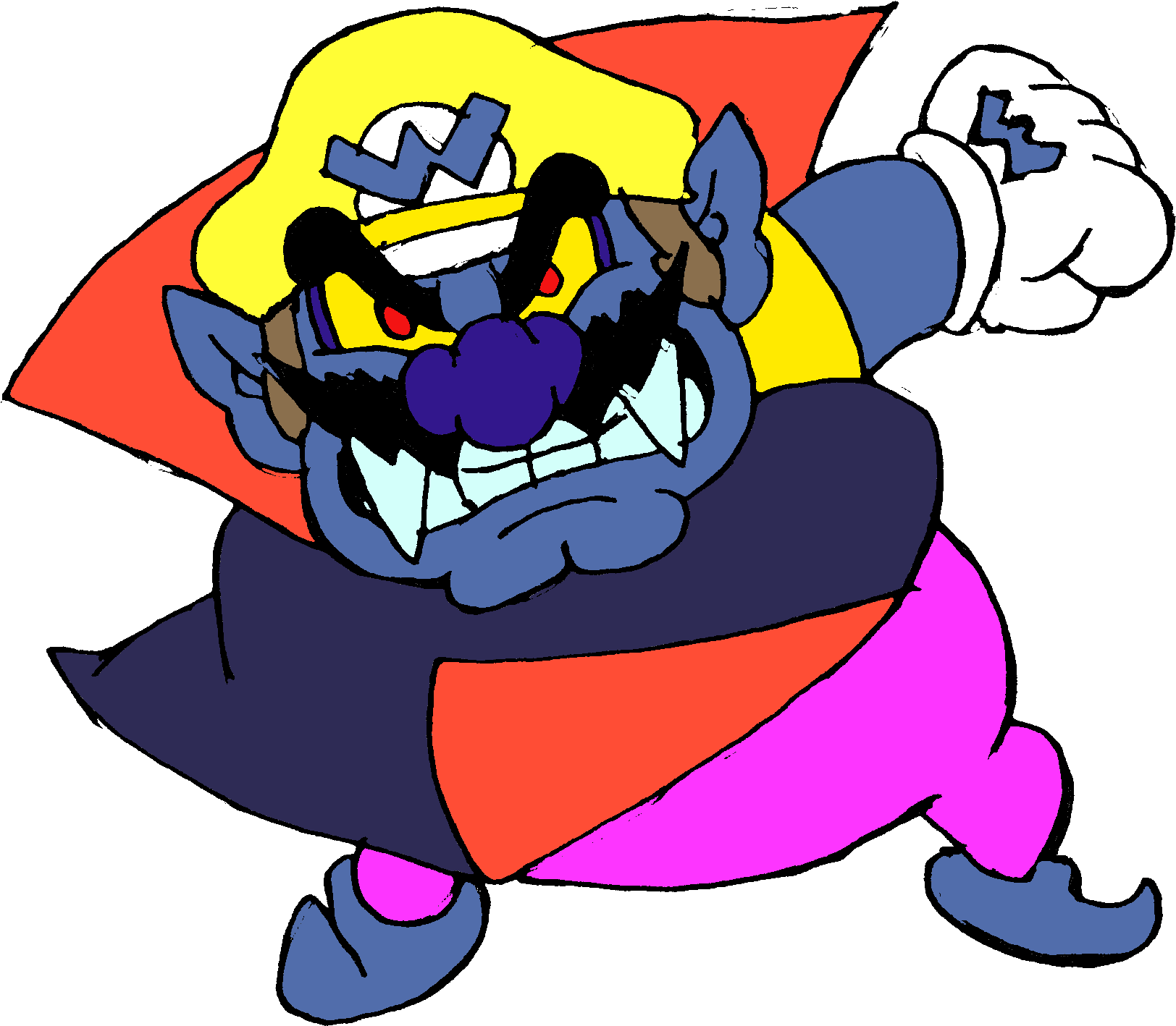 Download Wario World 2 - Vampire Wario - Full Size PNG Image - PNGkit