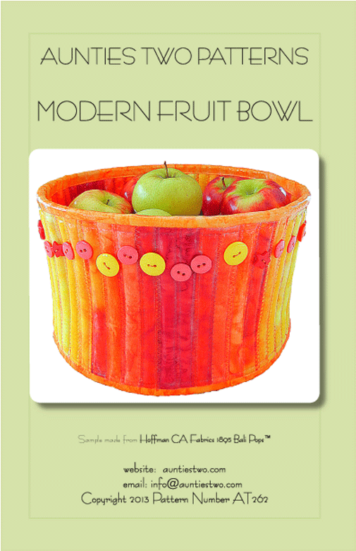 Download At262 Modern Fruit Bowl - Aunties Two Patterns-modern Fruit ...