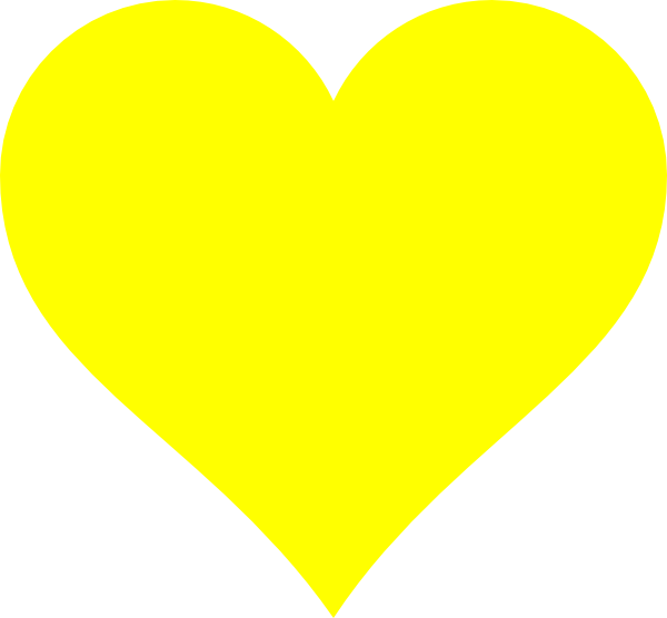 Yellow Heart Clipart