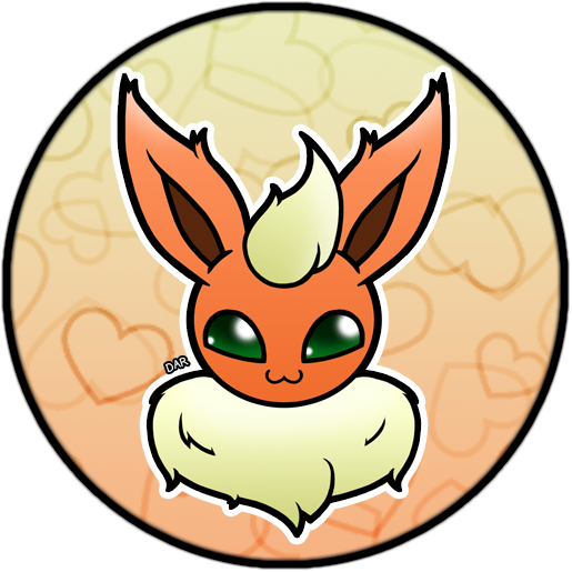Download Flareon Pin - Cartoon - Full Size PNG Image - PNGkit