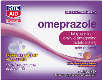 Download Rite Aid® Omeprazole Acid Reducer Orally Disintegrating - Rite ...