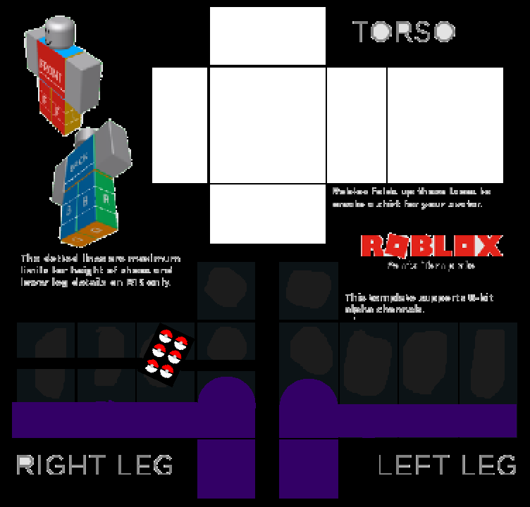 Download Transparent Template Transparent R15 04192017 - Pokemon Brick ...