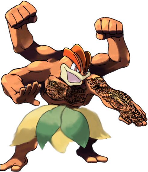 Download I Got Really Bored And Decided To Make Alola Machop - Machamp ...