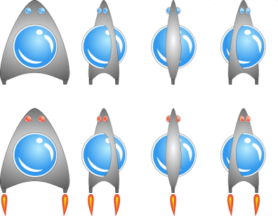 Download Rocket Ship Sprite Sheet - Full Size PNG Image - PNGkit