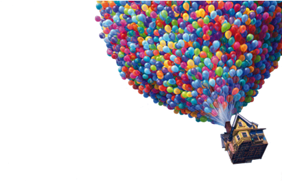 Download Up House Png - Up Pixar Transparent - Full Size PNG Image - PNGkit