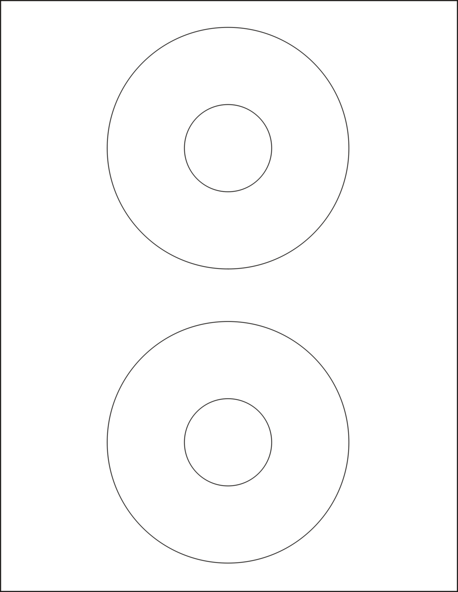 Download Compact Disc Clipart Template Compact Disc Label - Full Size ...