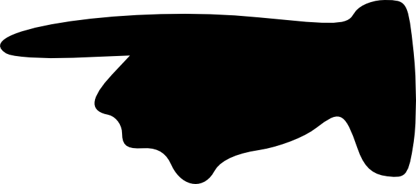 Download Tom Pointing Hand Clip Art - Clip Art - Full Size PNG Image ...