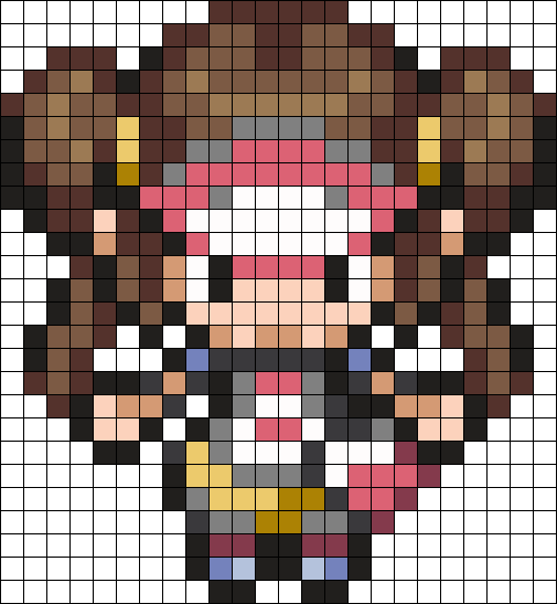 Download Rosa Pokemon Trainer Sprite Perler Bead Pattern / Bead ...